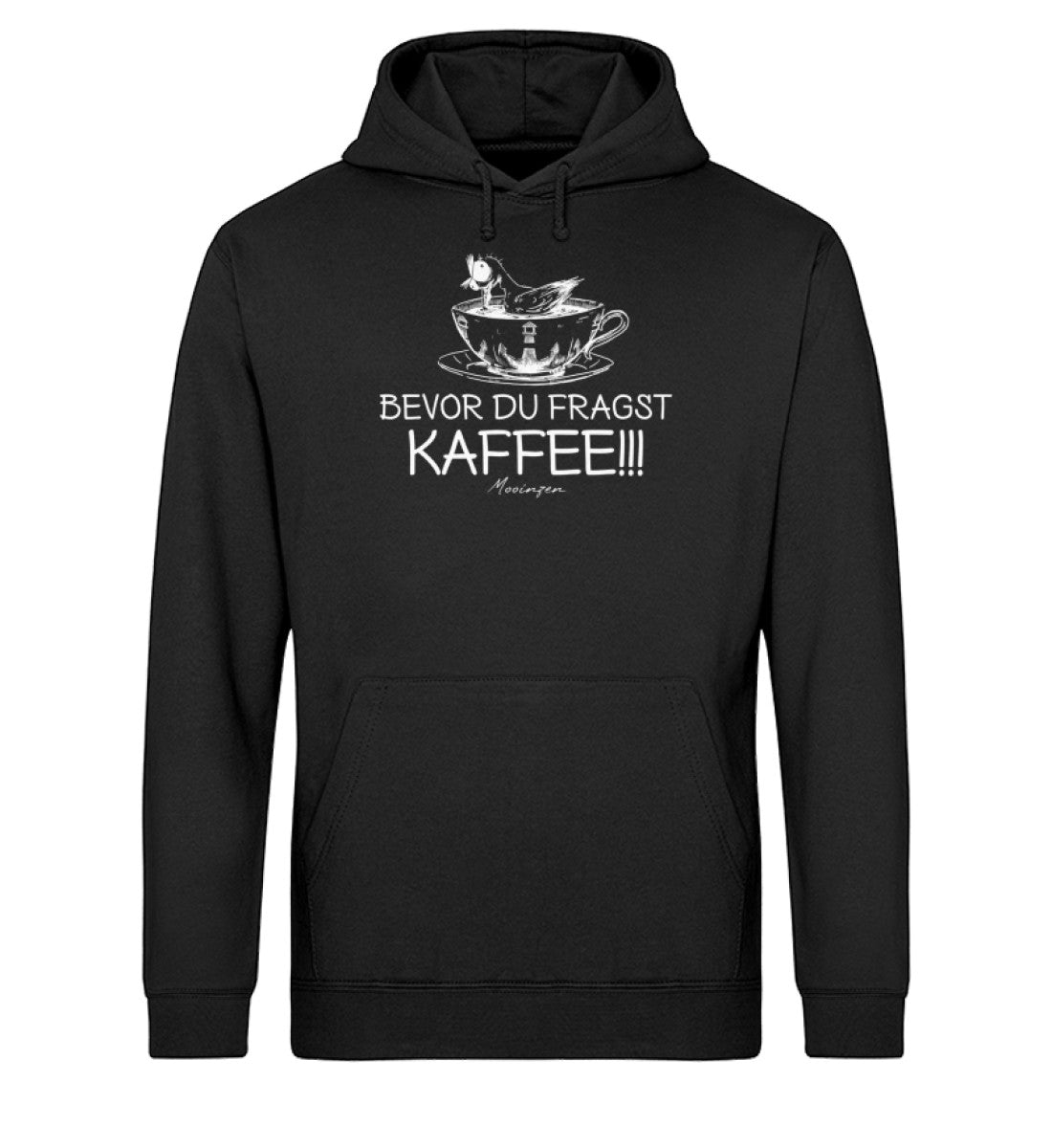 Bevor Du Fragst Kaffee Unisex Organic Hoodie | Bequem & Lustig – Mooinzen