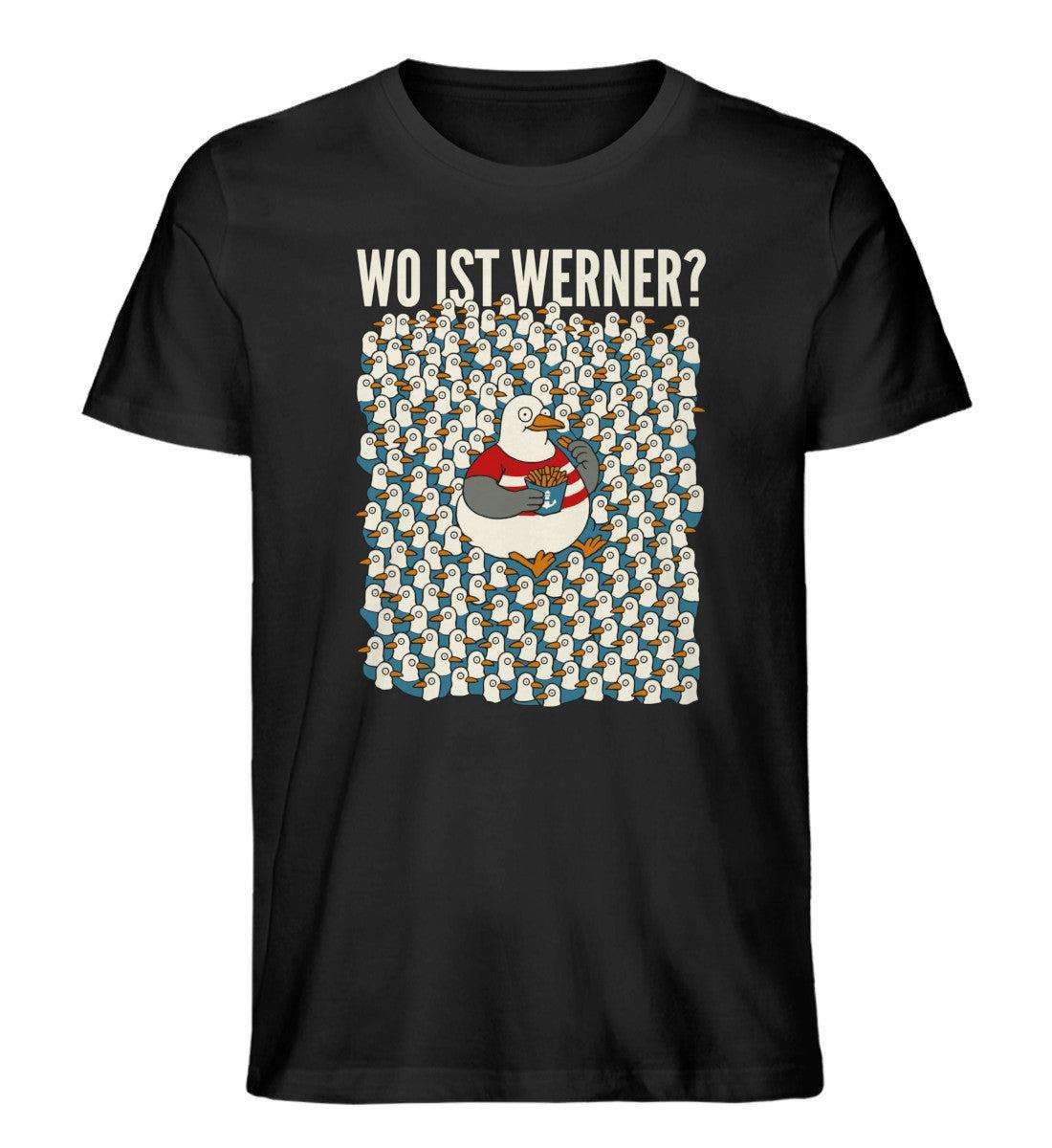 Wo ist Werner? Herren Bio-Shirt 2.0 – Nachhaltig & Stylisch – Mooinzen
